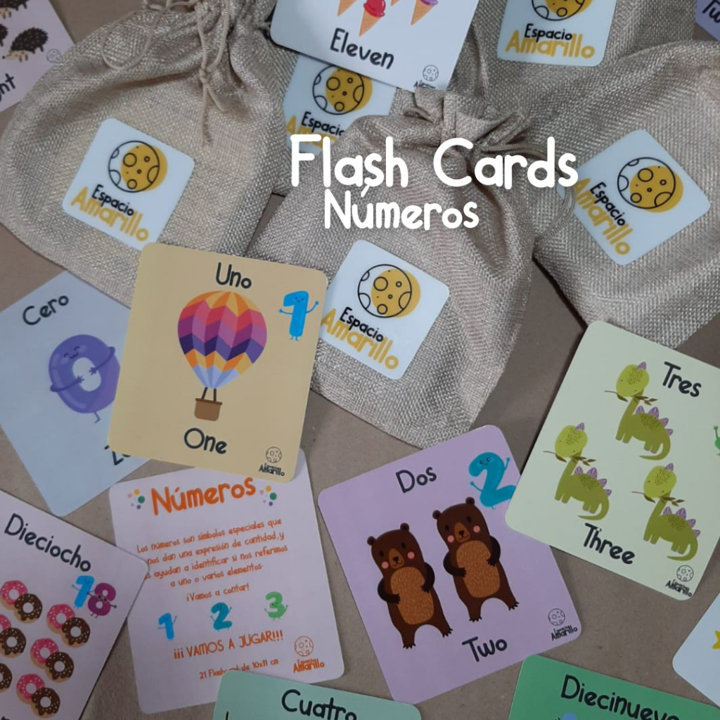 Flash Cards Números – Espacio Amarillo
