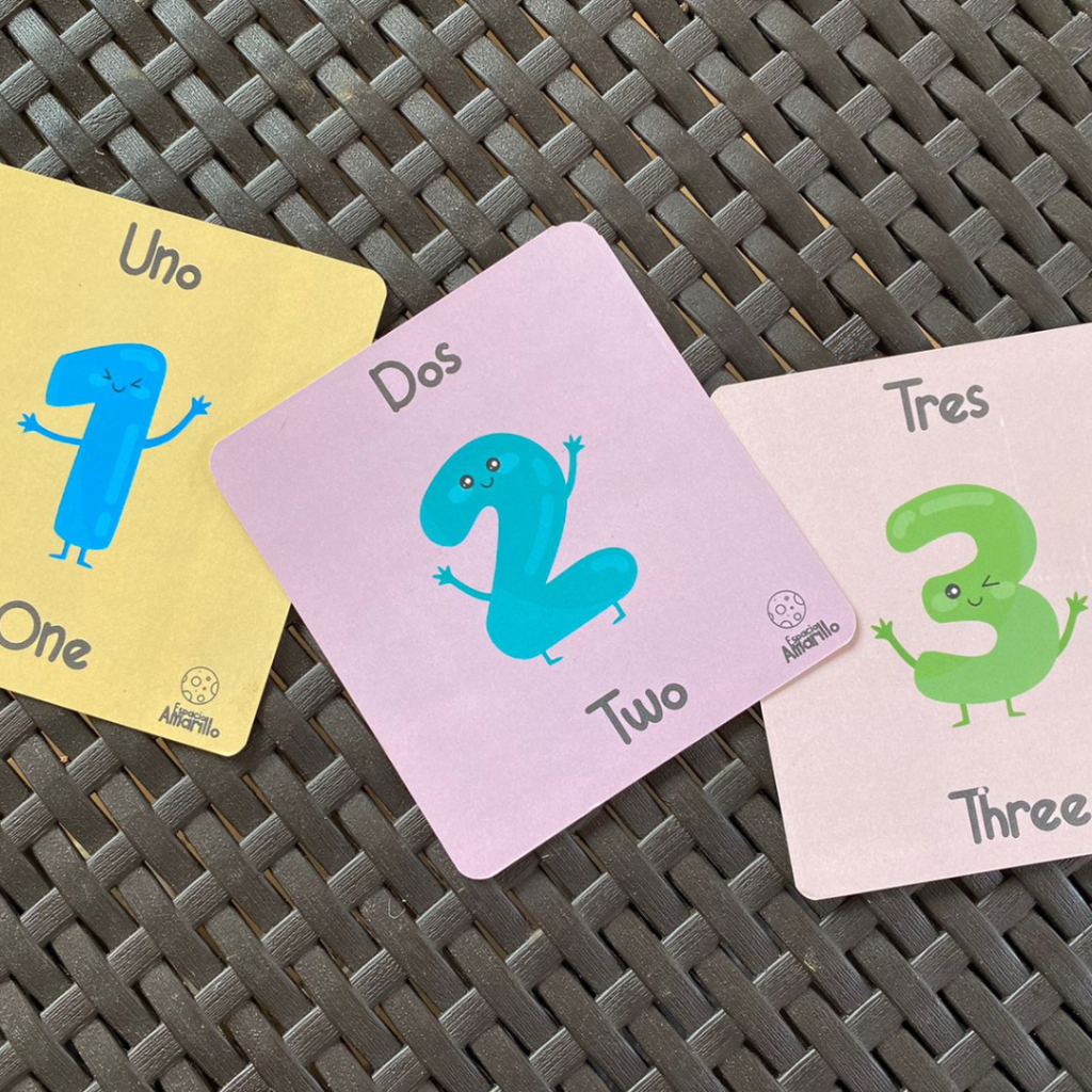 Flash Cards Números – Espacio Amarillo